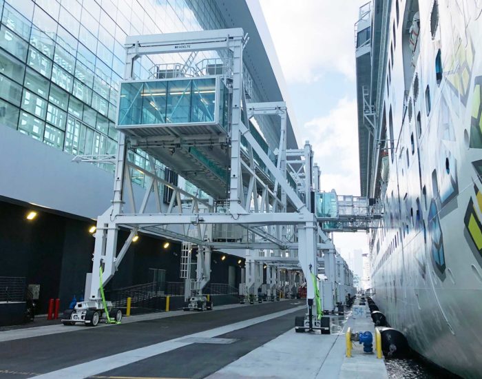 Worldwide Installations at Airports & Cruise & Ferry Terminals